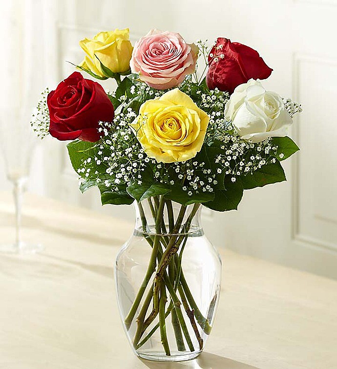 Love's Embrace™ Roses - Assorted arranged by a florist in Linden, NJ ...
